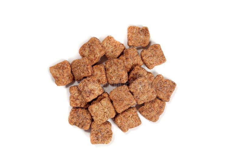 Chocolate Corn Snacks Pads Isolated on White Stock Photo - Image of ...