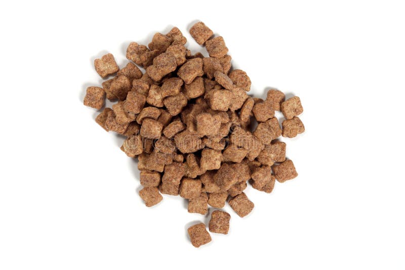 Chocolate Corn Snacks Pads Isolated on White Stock Image - Image of ...