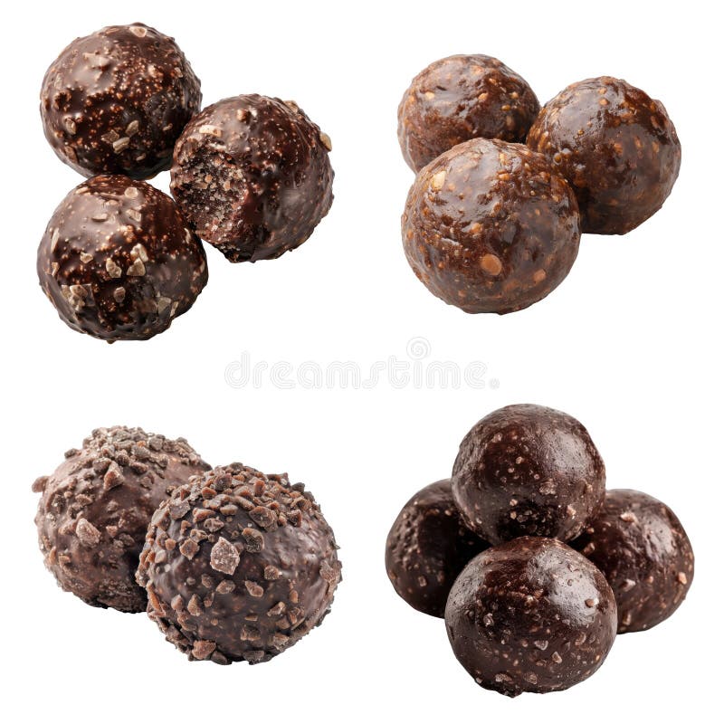 Chocolate Covered Balls with Sprinkles Stock Image - Illustration of ...