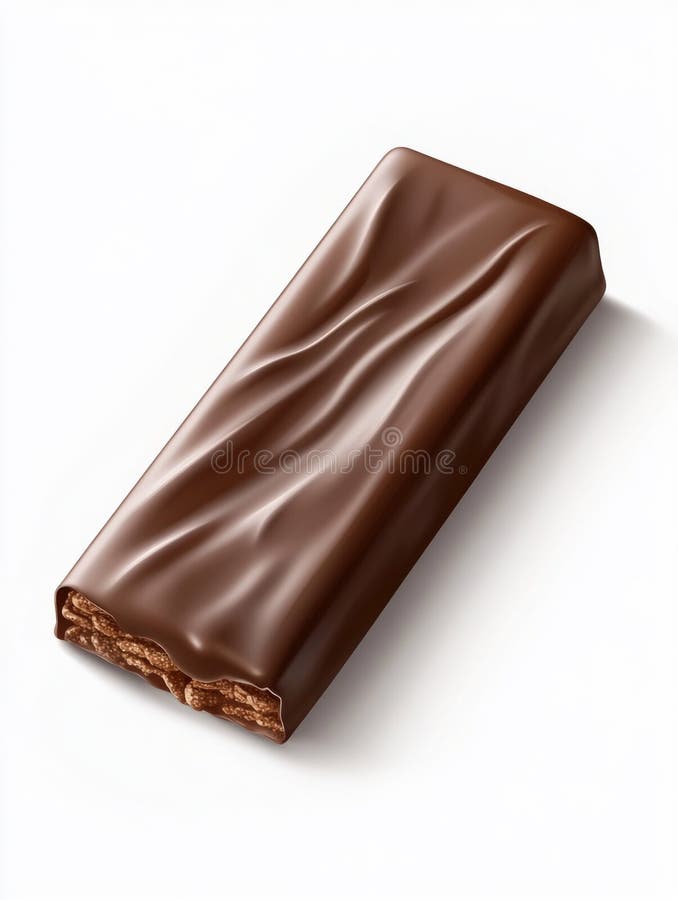 Chocolate-covered Biscuit Bar Stock Photo - Image of rich, generated ...
