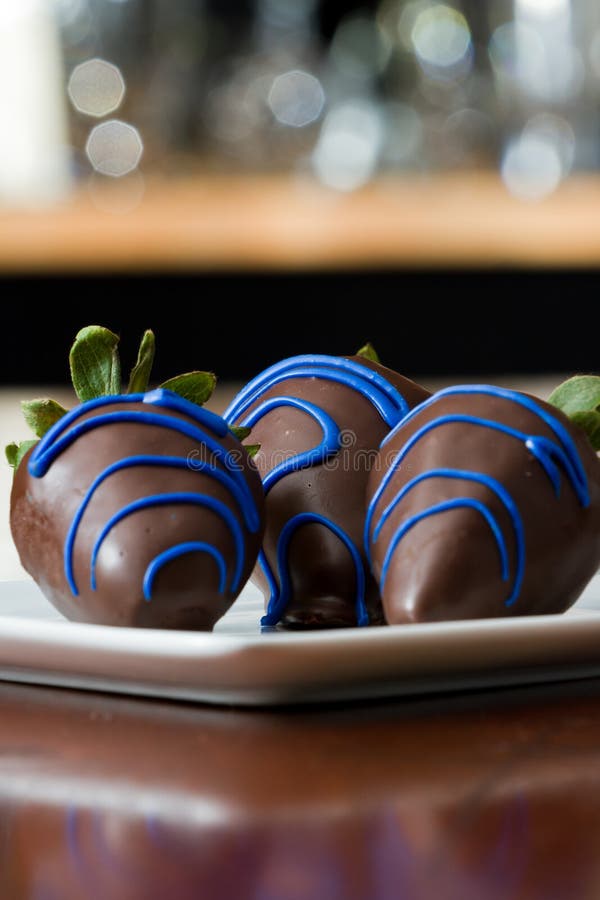 Chocolate Covered Strawberry Macro Stock Photo - Image of restaurant ...