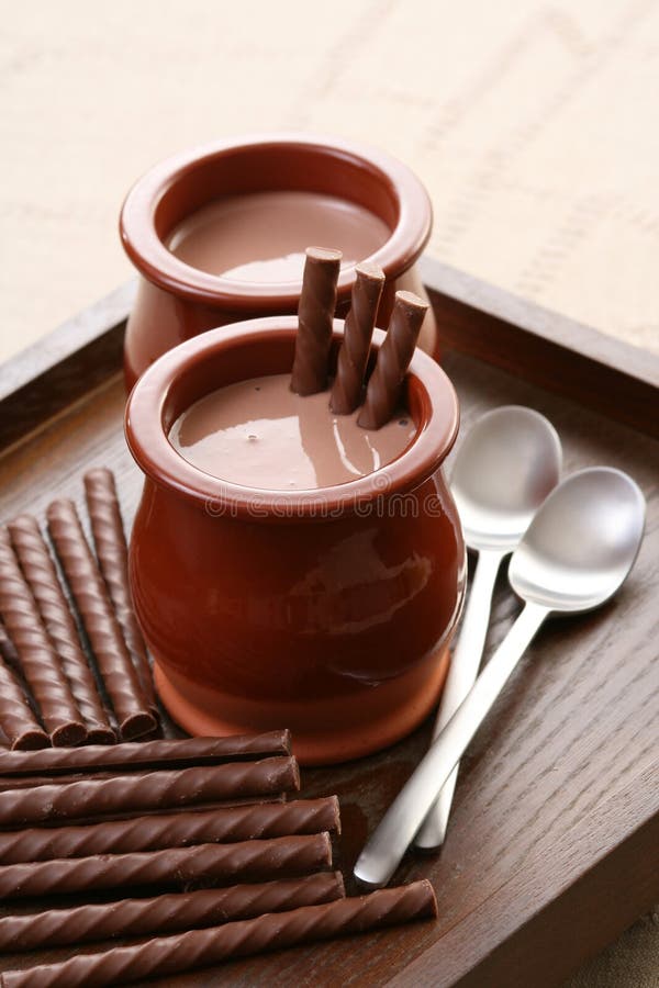 Chocolate cream - dessert stock photo. Image of chocolate - 5332770