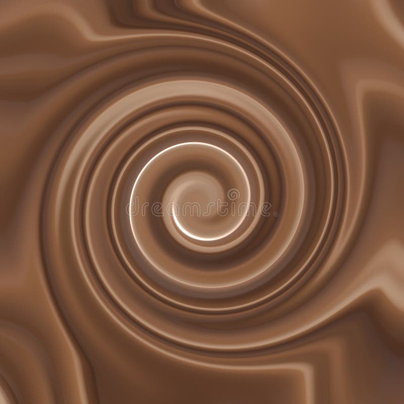Chocolate Cream Swirl stock illustration. Illustration of icing - 12088164
