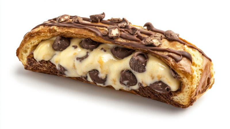 Chocolate Croissant Pastry stock image. Image of fresh - 389493545