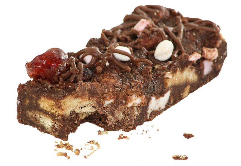 Chocolate crunch cake stock image. Image of icing, crunchy - 32467331