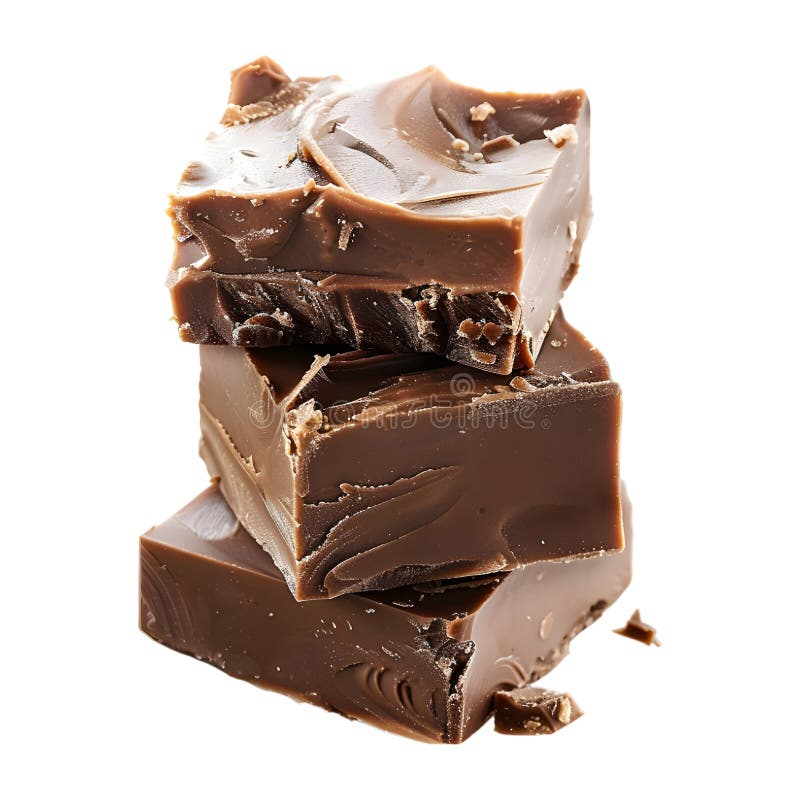 Chocolate Cubes Pile on Transparent Background - Ai Generated Stock ...