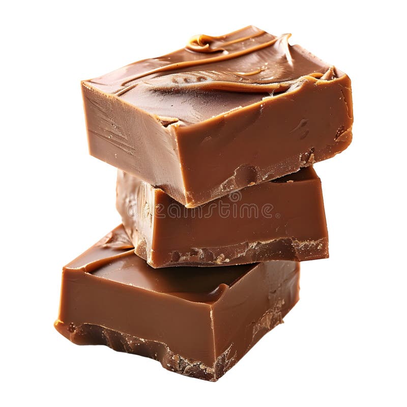Chocolate Cubes Pile on Transparent Background - Ai Generated Stock ...