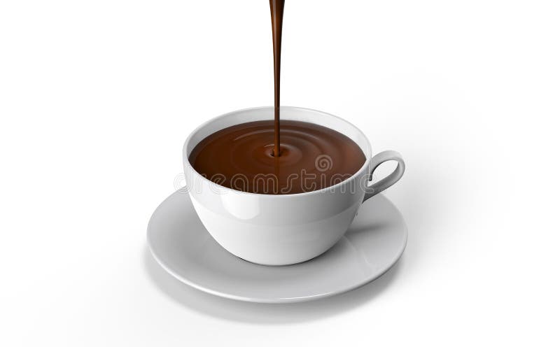 Chocolate cup stock image. Image of chocolate, dark, dessert - 37720579