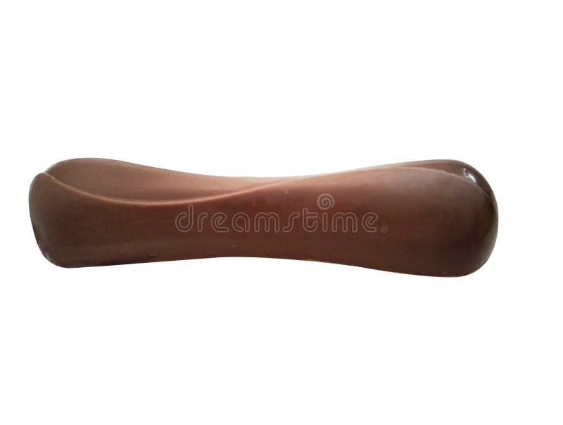 Chocolate in Curve shape stock illustration. Illustration of creamy ...