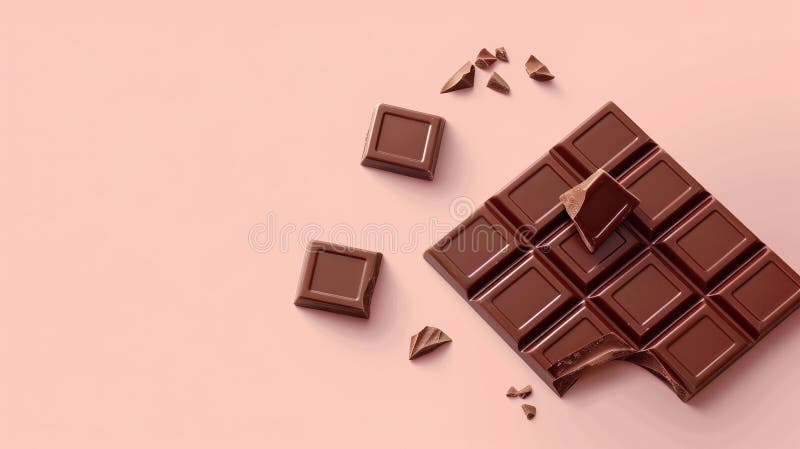 Chocolate Day Greeting Card Design with Sweet Message and Cocoa ...