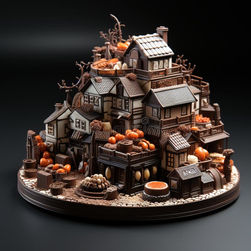 A Chocolate Day Scene with a Specific Character or Object, Such As a ...