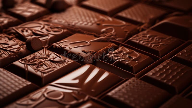 Chocolate Day, a Set of Different Sweets and Chocolate Chips. Wallpaper ...