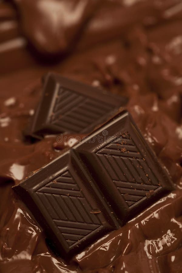 Chocolate de fusión imagen de archivo. Imagen de oscuro - 8734853