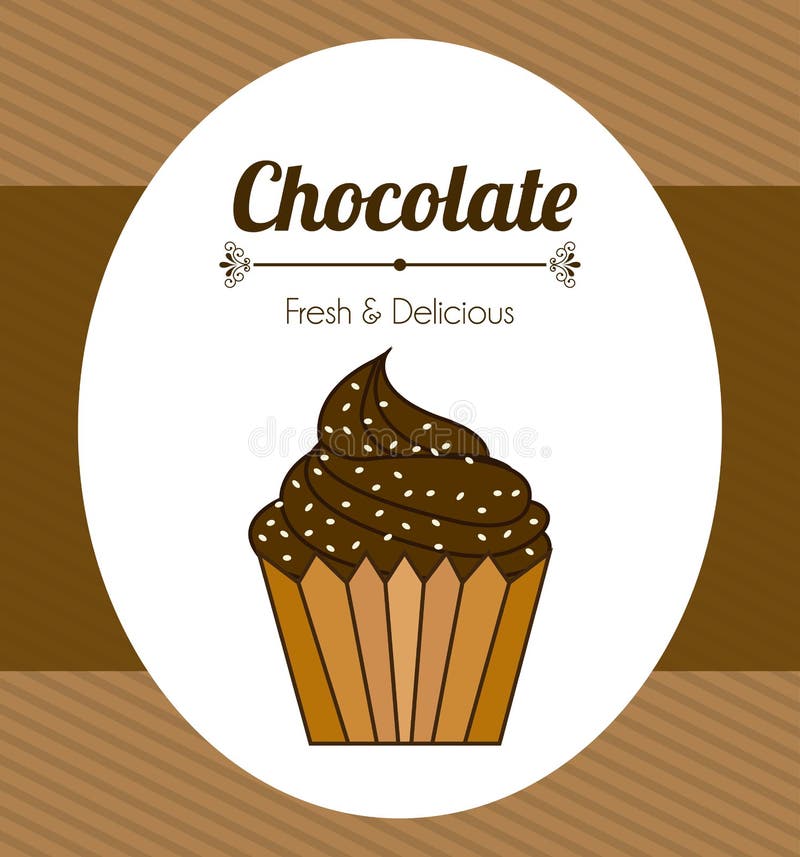 Chocolate design stock vector. Illustration of element - 45999853