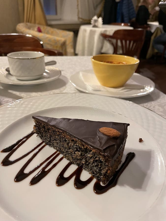 Chocolate Dessert Coffe Cafe Cake Stock Image - Image of cafe ...