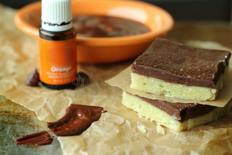 Chocolate Dessert with Essential Oil Stock Image - Image of gourmet ...