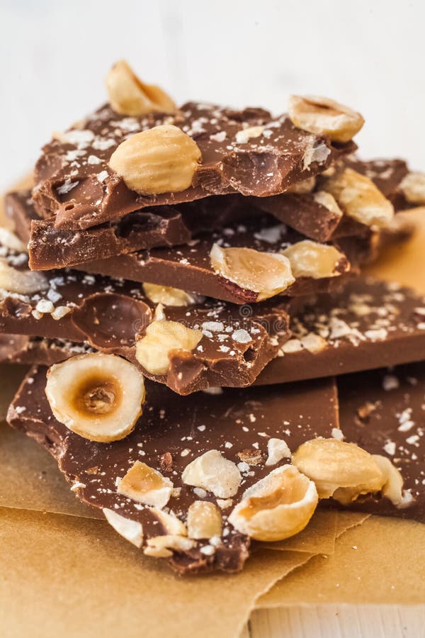 Chocolate with Different Additives Stock Photo - Image of love ...