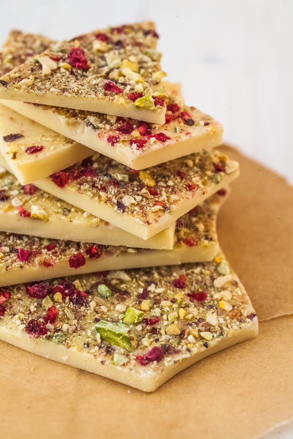 Chocolate with Different Additives Stock Photo - Image of almond ...