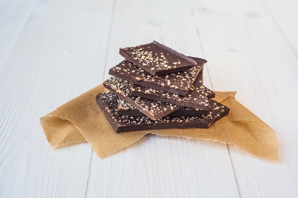 Chocolate with Different Additives Stock Photo - Image of dark, drink ...