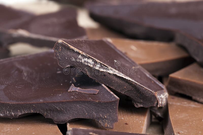 Chocolate of Different Types Stock Photo - Image of dairy, pieces ...