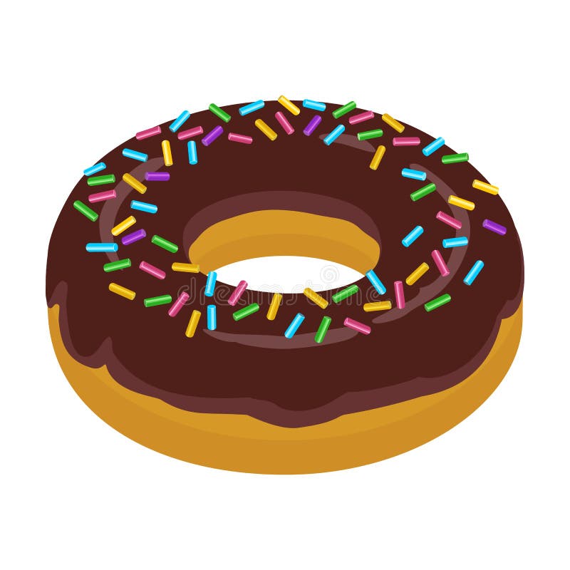 Sweet Donut Cartoon Vector Set Icon. Isolated Icon Chocolate And Cream ... Sweet Donut Cartoon Vector Set Icon. Isolated Icon Chocolate And Cream ...
