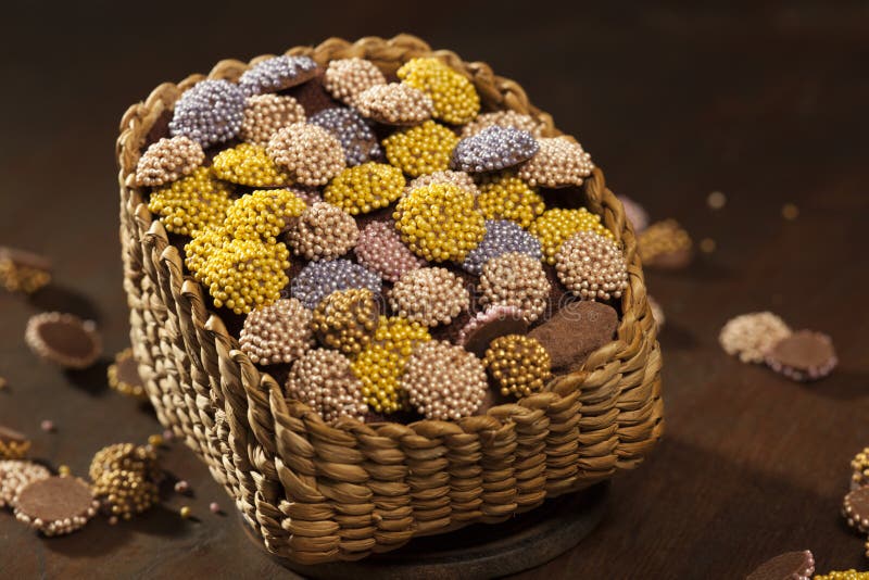 Chocolate Dragees stock image. Image of group, delicious - 58503659