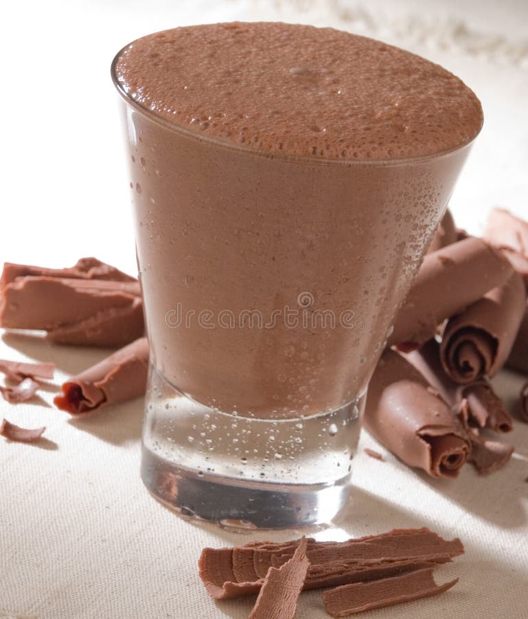 Chocolate drink stock photo. Image of cream, drink, dessert - 1456332
