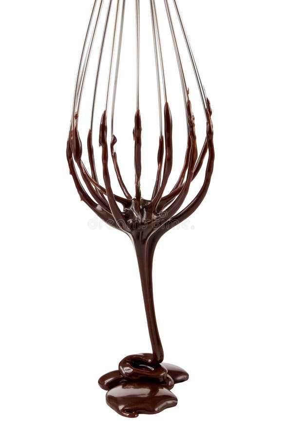 Chocolate dripping whisk stock photo. Image of sweet - 18625082
