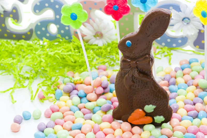 Easter bunny stock photo. Image of confectionery, shape - 29991126
