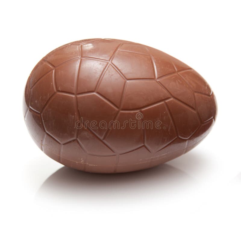 Chocolate Easter egg stock image. Image of decorative - 8955097