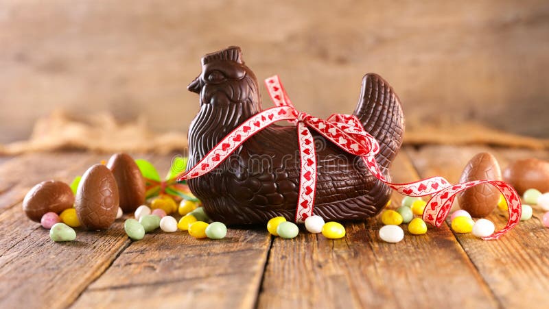 Chocolate easter egg stock photo. Image of candy, holiday - 213715732