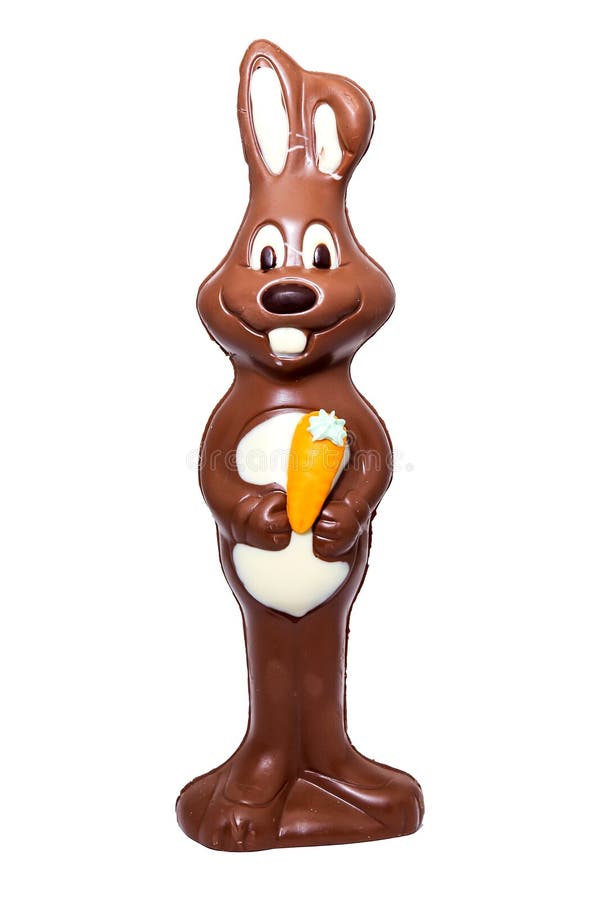 Chocolate Easter rabbit stock photo. Image of decoration - 39397120