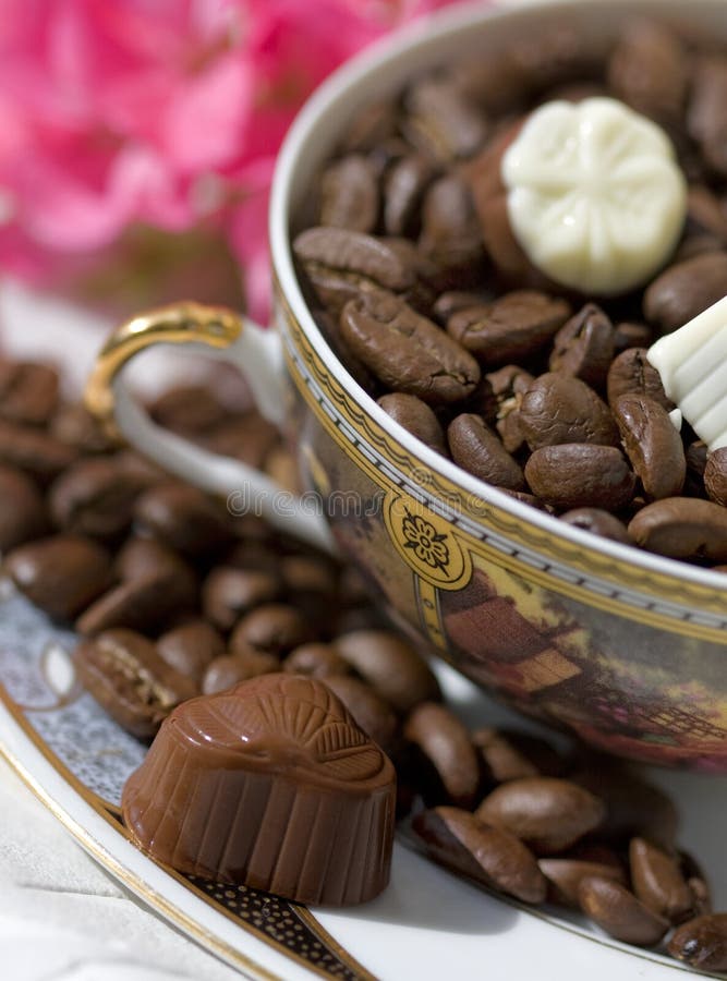 Chocolate end coffee stock image. Image of color, cocoa - 11677189