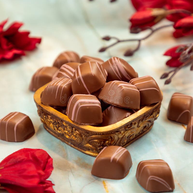 Chocolate Escuro Retangular Imagem de Stock - Imagem de superior ...