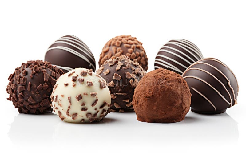 Chocolate Essence Unveiled on White Background Stock Photo - Image of ...