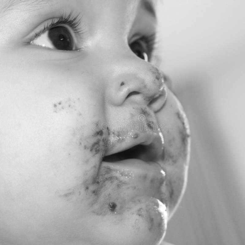 Chocolate Face stock image. Image of cheek, love, choco - 426263