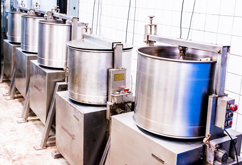 Chocolate Making Equipment Milling Chocolate Editorial Photography ...