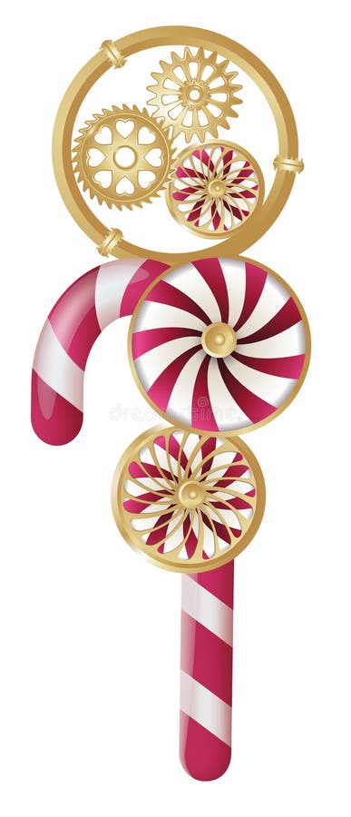 Chocolate Factory Elements of Mechanisms and Candies 5 Stock Vector ...