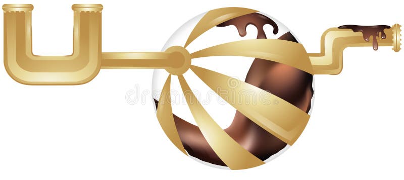 Chocolate Factory Elements of Mechanisms and Candies 12 Stock Vector ...