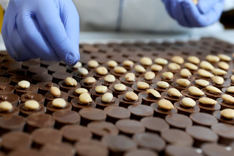 Chocolate factory stock image. Image of costume, food - 68836001