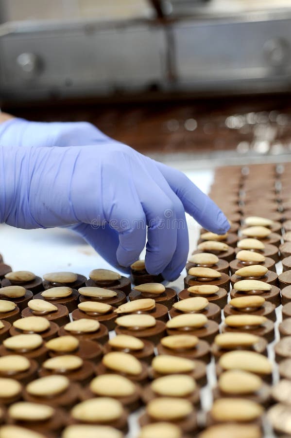 Chocolate factory stock image. Image of facility, chocolate - 68836047