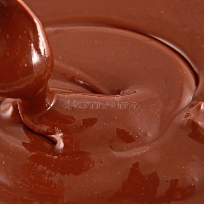 Chocolate Falling Into Milk Stock Image - Image of closeup, delicious ...