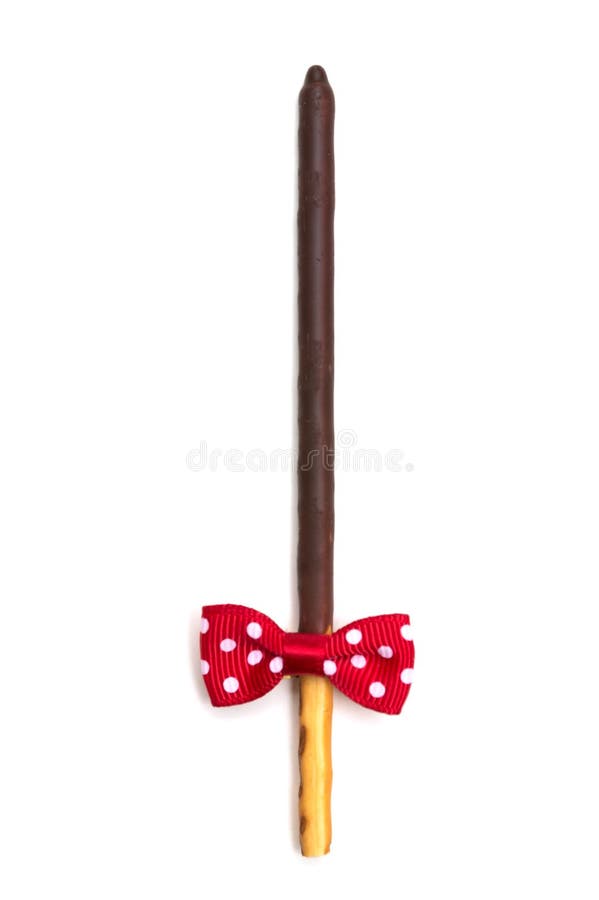 Chocolate Filled Biscuit Sticks on White Background : Dessert Image ...