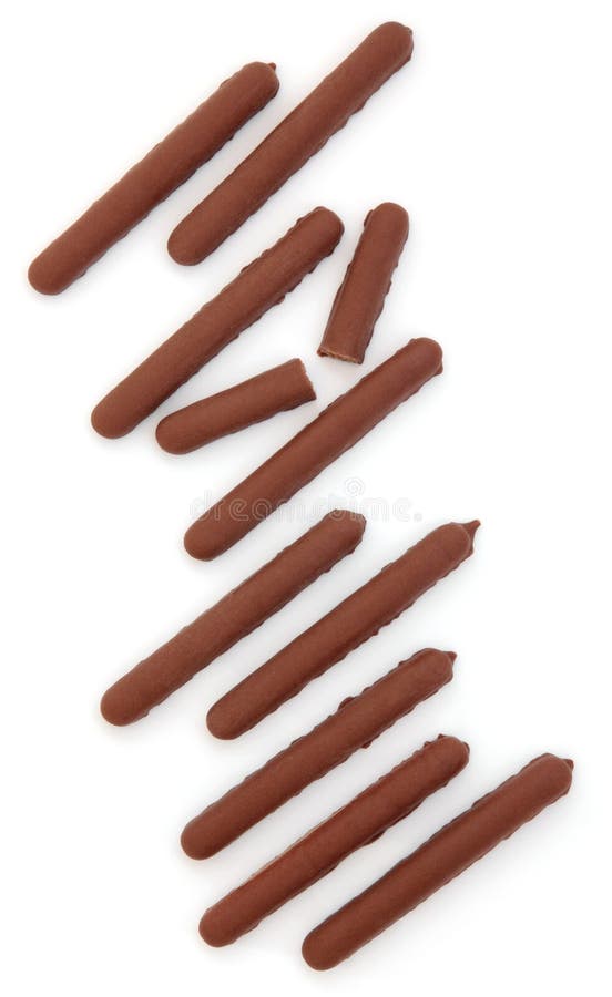 Chocolate Finger Biscuits stock image. Image of cookies - 26761727