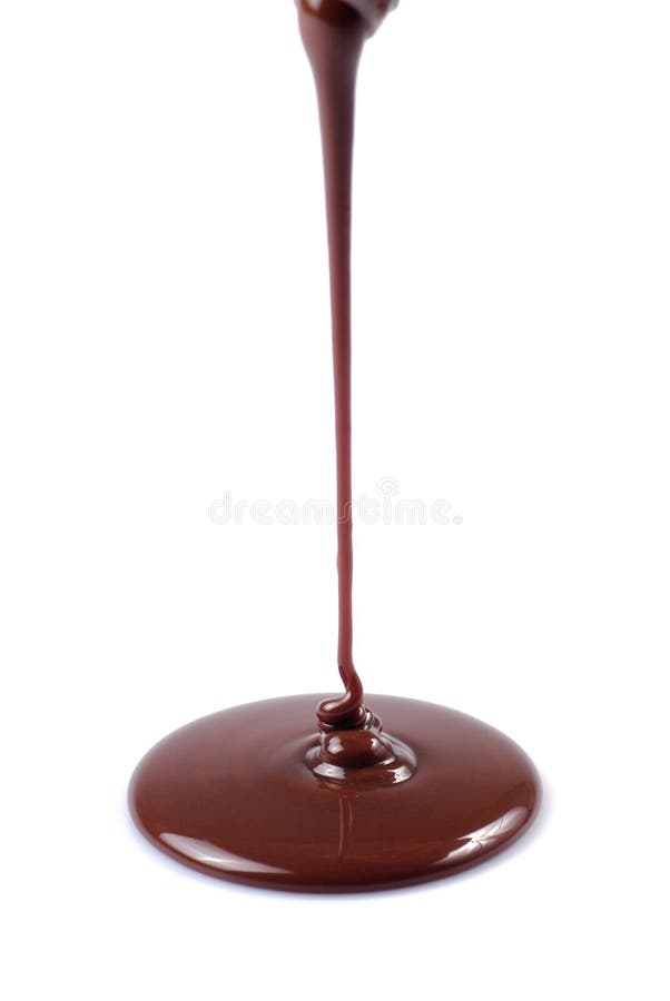 Chocolate flow stock photo. Image of copy, dessert, food - 15849830