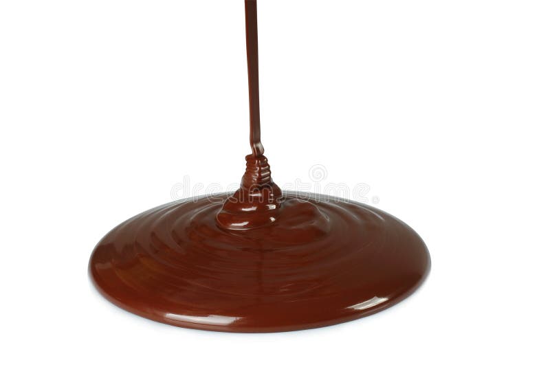 Dripping chocolate stock image. Image of melt, delicious - 12535723