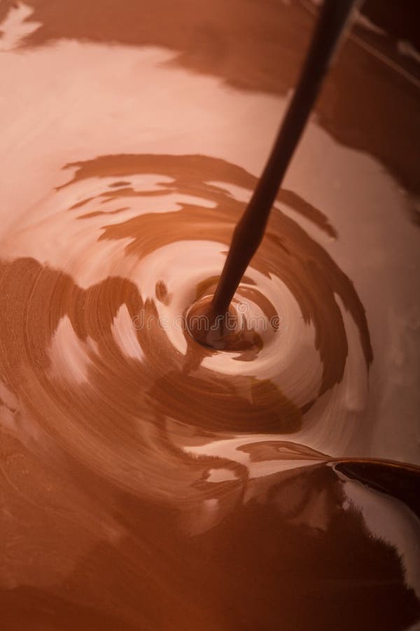 Chocolate flow stock photo. Image of copy, dessert, food - 15849830