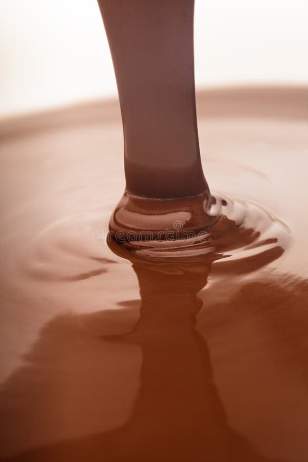 Chocolate flow stock photo. Image of abstract, dessert - 30085122