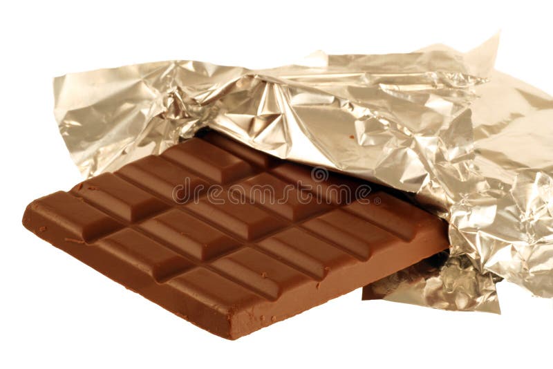 Chocolate in foil stock photo. Image of melting, baking - 604860