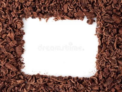 Chocolate frame stock image. Image of dessert, floating - 14456345